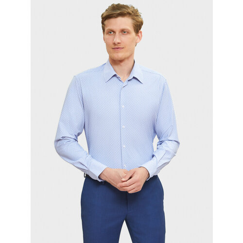 Рубашка KANZLER, размер 40, голубой