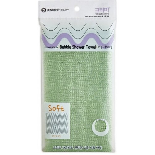 Мочалка для душа Bubble Shower Towel (SB3, 1 шт.)