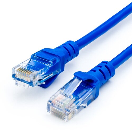 Кабель Atcom Patch Cat5e Utp 10M BLUE AT9166