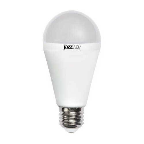 Лампа светодиодная LED 18Вт E27 теплый белый матовая груша | код 2853530 | JazzWay (5шт. в упак.)