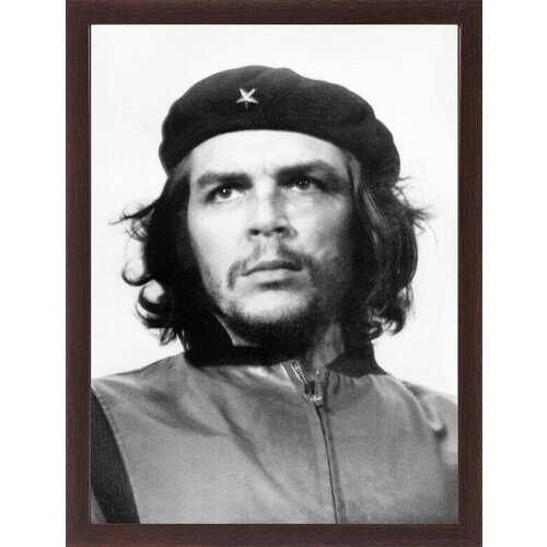 Портрет революционера Эрнесто Че Гевары, 30х40 см. в рамке