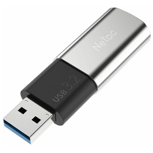 Флеш-накопитель USB 3.2 256GB Netac US2 серебро/чёрный
