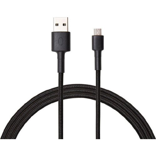 Дата-кабель Xiaomi Mi USB Type-C Braided Cable SJX10ZM, 100см, черный