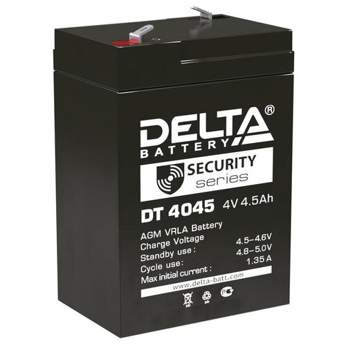 Аккумулятор для прожекторов 4В 4.5А. ч Delta DT 4045 (3шт.)