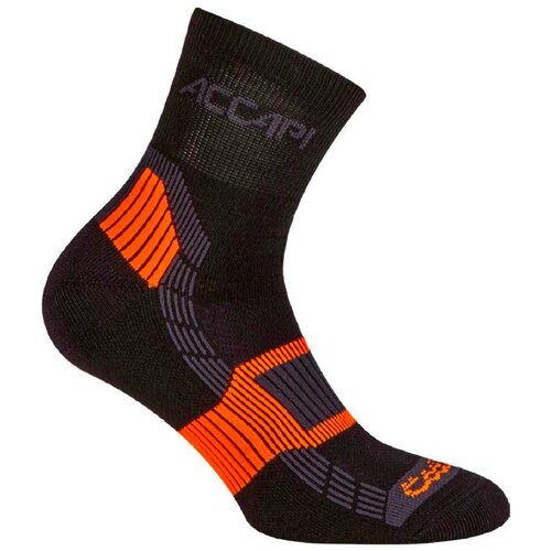 Носки Accapi, размер 39, черный, оранжевый