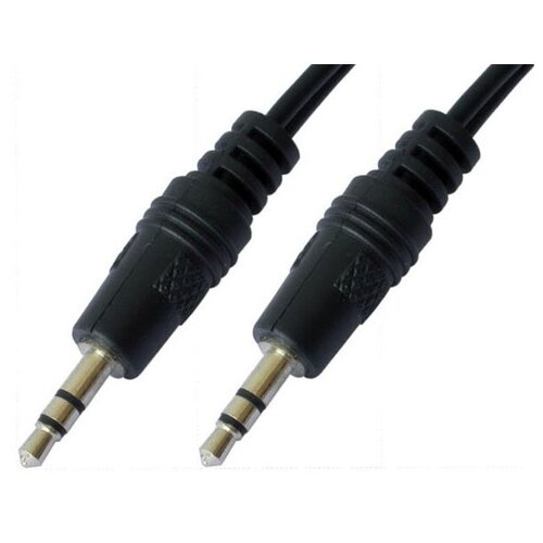 Кабель 5bites mini jack 3.5 mm - mini jack 3.5 mm (AC35J), 1.5 м, черный