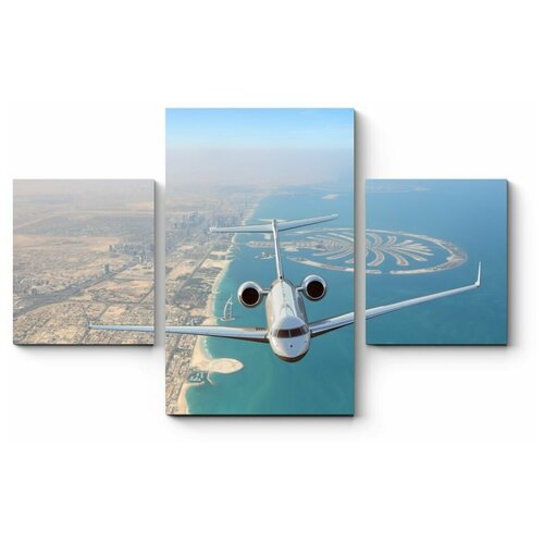 Модульная картина Пролетая над Дубаем120x78