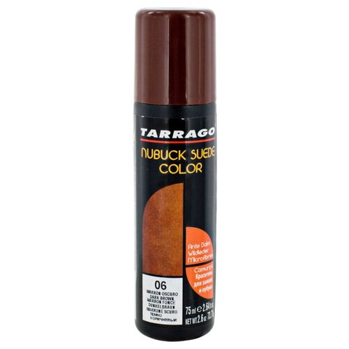 Tarrago Краситель Nubuck Suede Color 006 dark brown, 75 мл