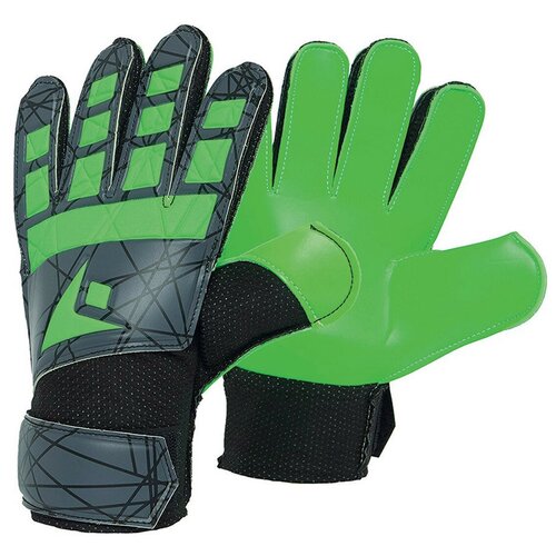 Вратарские перчатки macron, размер 9, черный, зеленый