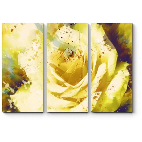 Модульная картина Прекрасный цветок розы 90x65