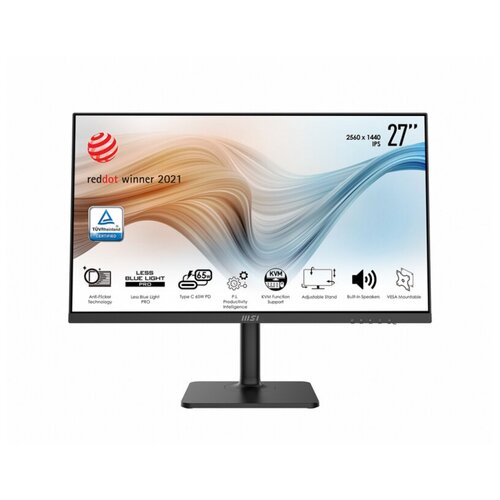 Монитор MSI Modern MD272QP 27"black (9S6-3PB19H-040)