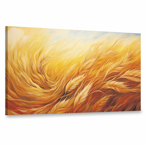 Интерьерная картина 100х60 "Пшеница"