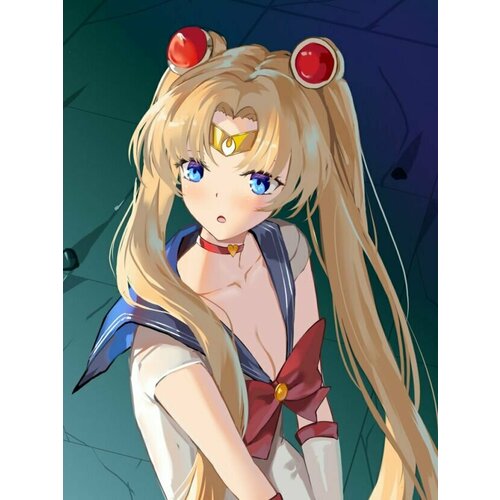 Плакат, постер на бумаге Sailor Moon, Сейлор Мун. Размер 42 х 60 см