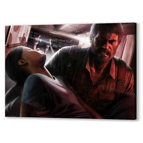 Плакат, постер на холсте The Last Of Us. Размер 30 х 42 см