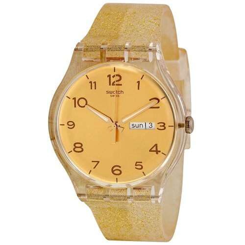 Наручные часы swatch Gent, серебряный, золотой