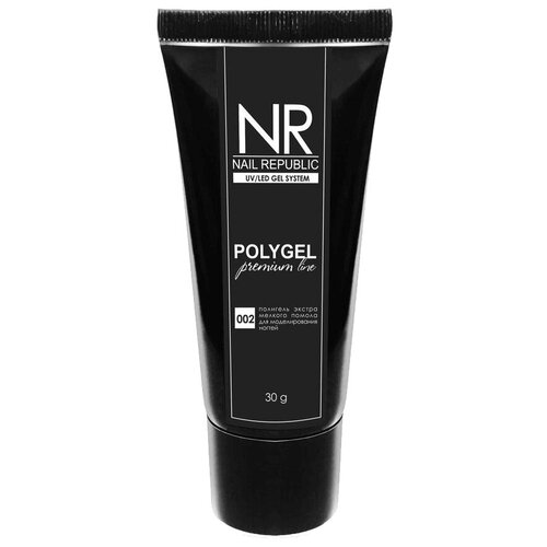 Nail Republic акригель PolyGel Premium line для моделирования камуфлирующий, 02