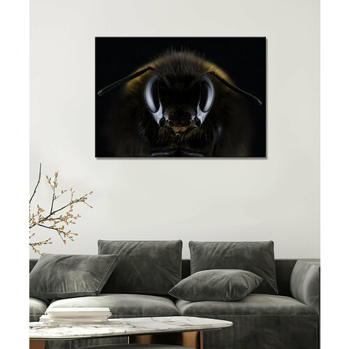 Картина/Пчела/Пчелы/Пчела на цветке/Пчела вблизи/Пчелакрупным планом/ - Пчела (60) 50х70