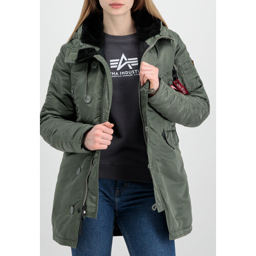 Парка  ALPHA INDUSTRIES, размер XS, хаки