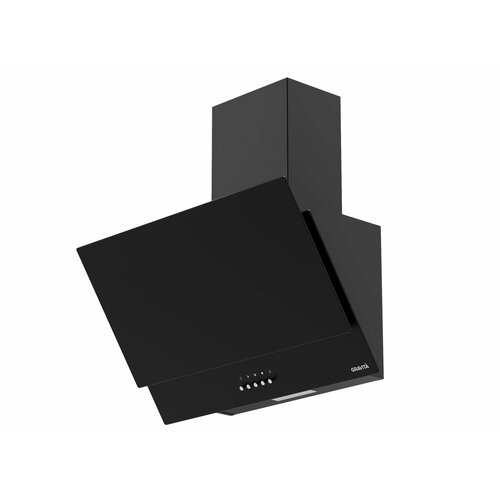 Вытяжка наклонная GRAVITA 652bg, 60 см, черное стекло (угольный фильтр LC4 в комплекте)