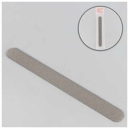 QF Пилка лазерная для ногтей, 17,5 см, цвет серый
