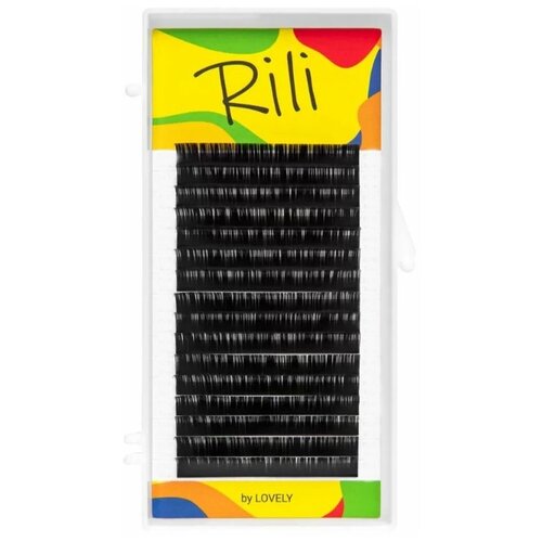 Ресницы чёрные Rili Mix С 0.07 6-13мм (16 линий)