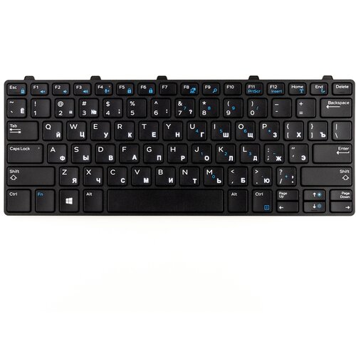 Клавиатура для ноутбука Dell Latitude 13-3380 3180 3189 p/n: 0343NN, NSK-EK0SW, 490.0AW07.0D01