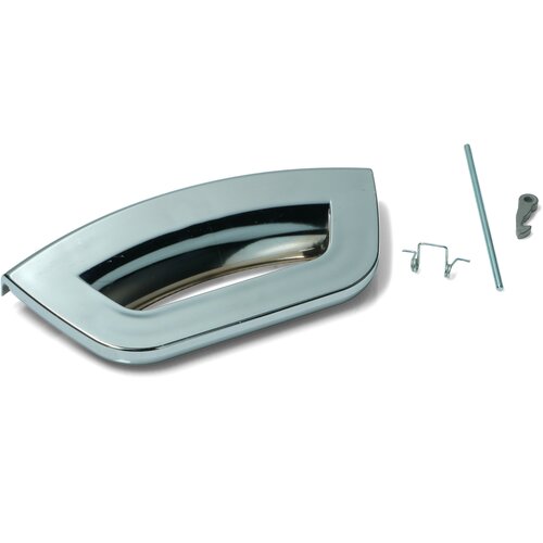 Ручка люка ( загрузочной дверцы ) для стиральной машины Hotpoint Ariston (Хотпоинт-Аристон) хром, зеркальная C00287769