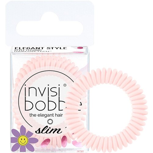 INVISIBOBBLE Резинка-браслет для волос Slim Cuter Than You Pink, 3 шт.