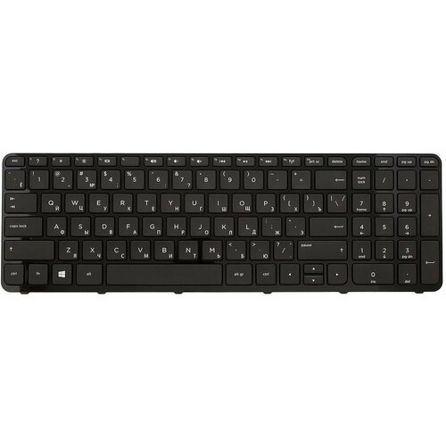 Клавиатура для ноутбука HP Pavilion 15-n273sr черная с рамкой