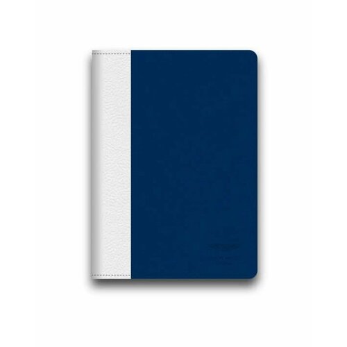 Чехол-книжка кожаный Aston Martin для Apple iPad Air, синий-белый