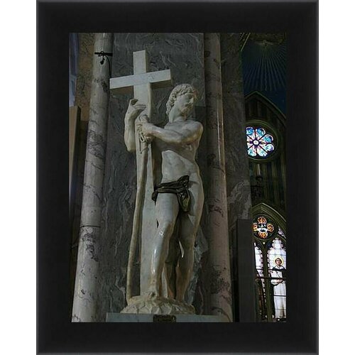 Плакат, постер на бумаге Христос, несущий крест. Микеланджело Караваджо. Размер 42 на 60 см