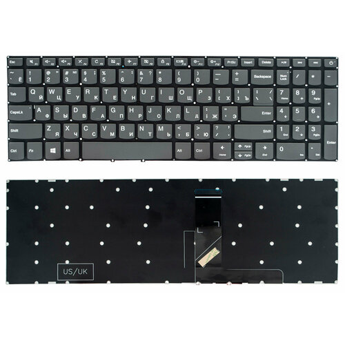 Клавиатура Lenovo 320-15ABR 320-15AST P/N: SN20K93009, 9Z. NDRDSN.10R с кнопкой включения
