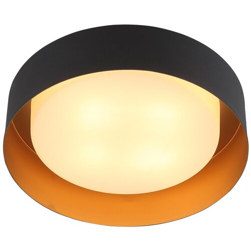 Потолочный светильник ST Luce Chio SL392.422.04, E14, 160 Вт, кол-во ламп: 4 шт., цвет: черный/золотой