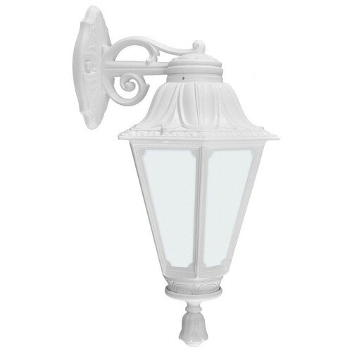 Fumagalli Уличный настенный светильник Rut E26.131.000.WYF1RDN, E27, 60 Вт, цвет арматуры: белый, цвет плафона белый