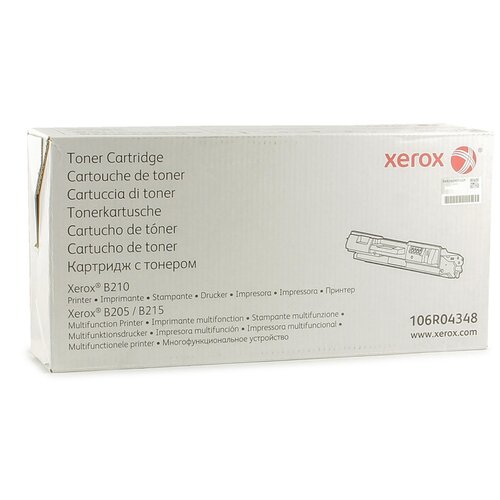 Картридж Xerox 106R04348, 1500 стр, черный