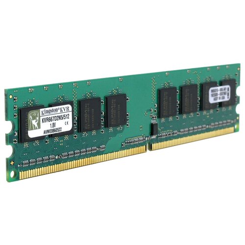 Оперативная память Kingston 524.288 МБ DDR2 667 МГц DIMM CL5 KVR667D2N5/512