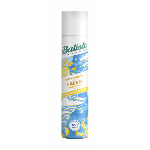 BATISTE Сухой шампунь для волос Fresh со свежим ароматом, 200 мл