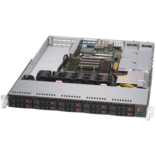Сервер Supermicro A+ Server 1114S-WTRT 1 x /без накопителей/количество отсеков 2.5" hot swap: 10/1 x 500 Вт/LAN 10 Гбит/c