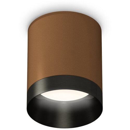 Комплект накладного светильника Ambrella Light Techno XS6304010 SCF/PBK кофе песок/черный полированный MR16 GU5.3 (C6304, N6131)