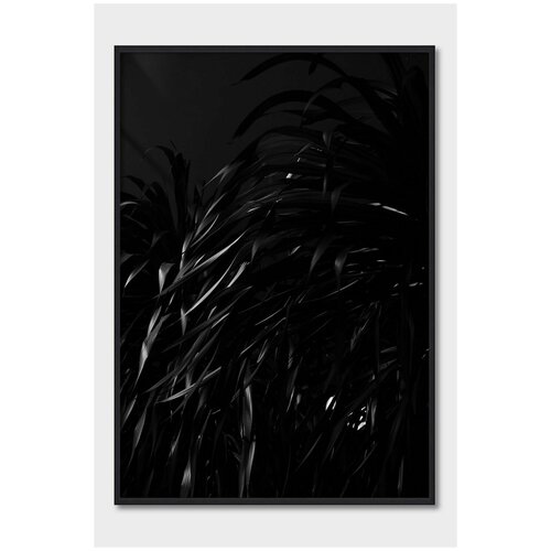 Постер для интерьера Postermarkt, 50х70 см в черной рамке, Черный #40