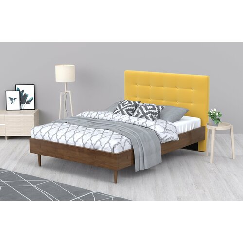 Кровать Альмена Velvet Yellow ARSKO, 140x190