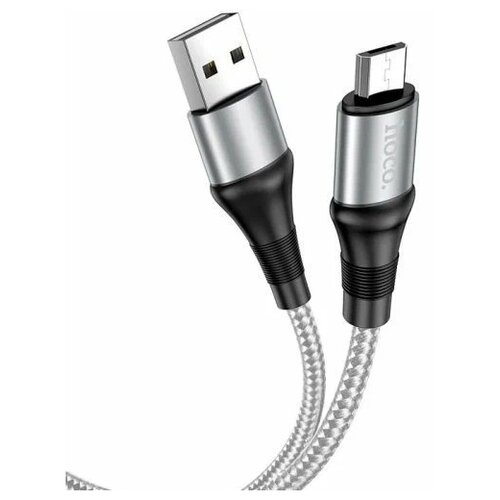Кабель Hoco X50 USB - MicroUSB, 1 м, 1 шт., grey