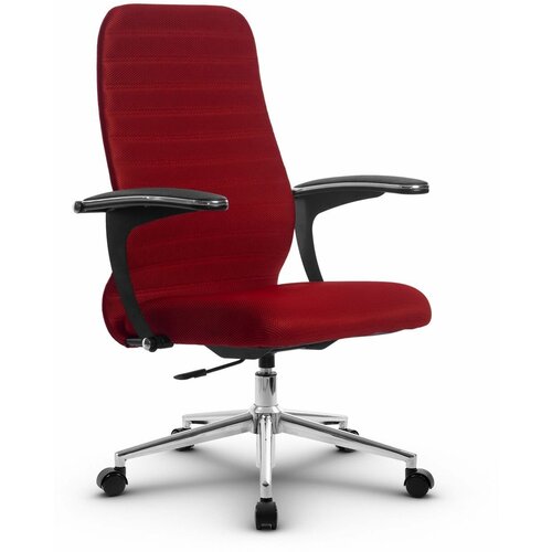 Компьютерное офисное кресло mетта SU-СU160-10Р, СН3, Красное