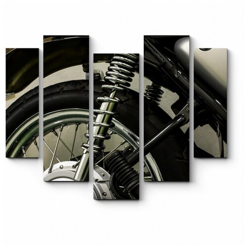 Модульная картина Колесо мотоцикла 201x163