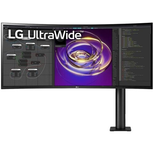 Монитор LG 34"(3440x1440) LG Curved UltraWide 34WP88CN-B /матрица IPS Матовая /Встроенные колонки Регулировка высоты