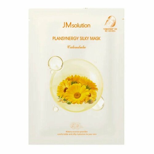 Jmsolution Тканевая маска для лица успокаивающая с экстрактом календулы / Plansynergy Silky Mask Calendula, 30 мл