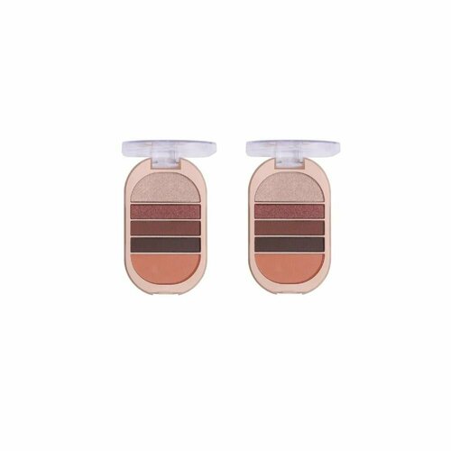 Farres cosmetics Набор косметический 3в1 Тени+Халайтер+Румяна тон 02, 2 шт.