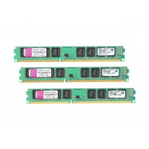 Оперативная память Kingston 12 ГБ (4 ГБ x 3 шт.) DDR3 1333 МГц DIMM CL9 KVR1333D3N9K3/12G