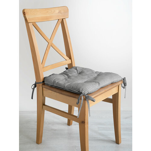 Комплект подушек на стул плоских 40х40 (2 шт) "Унисон" рис 33068-1 Loft Café