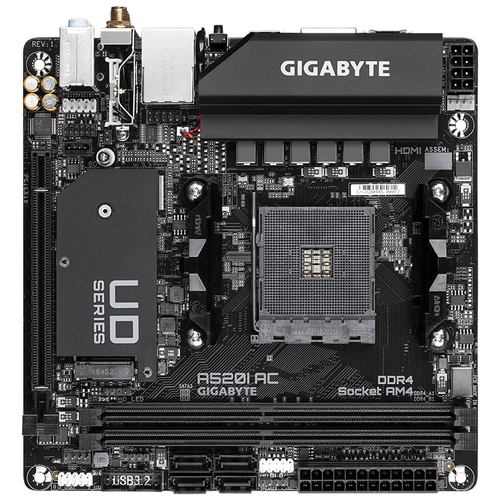 Материнская плата GIGABYTE A520I AC (rev. 1.x)